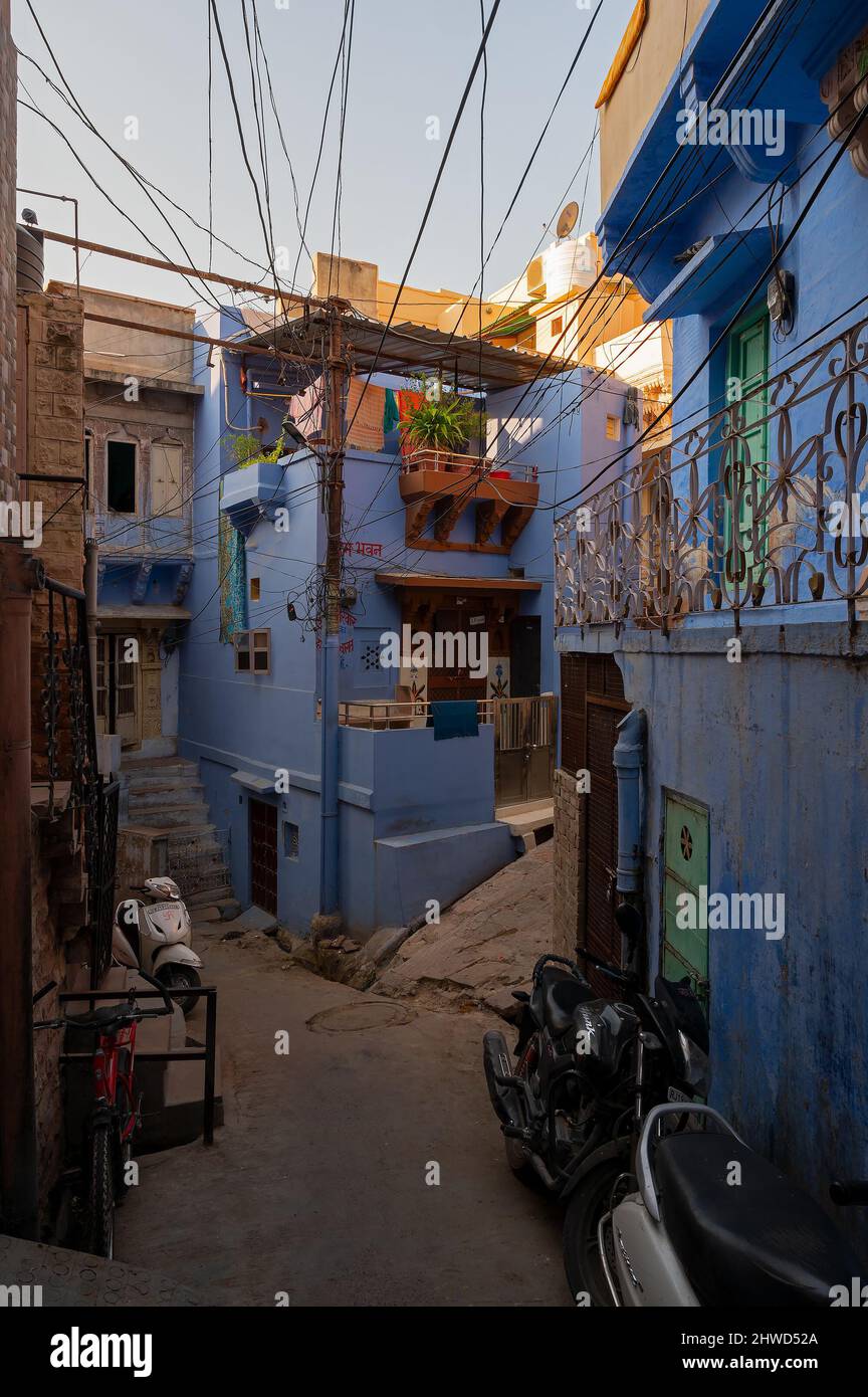 Jodhpur, Rajasthan, India - October 21st, 2019 : Traditional colorful ...