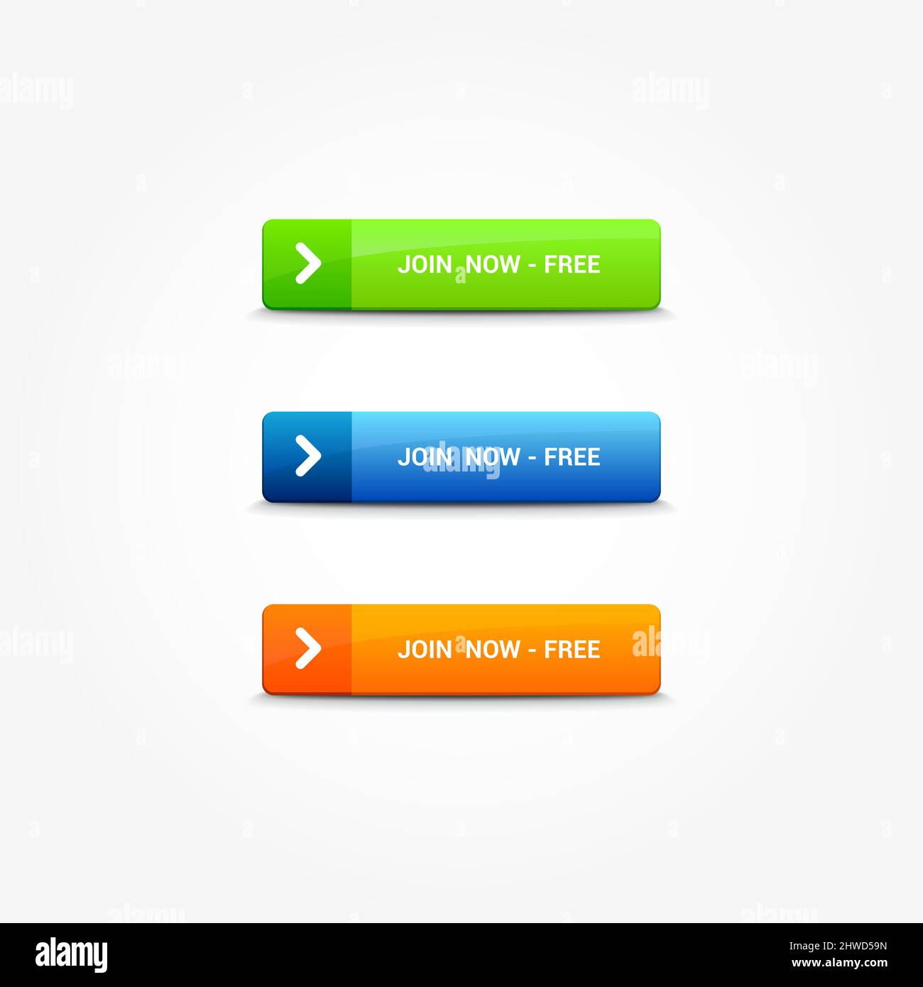 Join Now Free Web Buttons Stock Vector Image & Art - Alamy