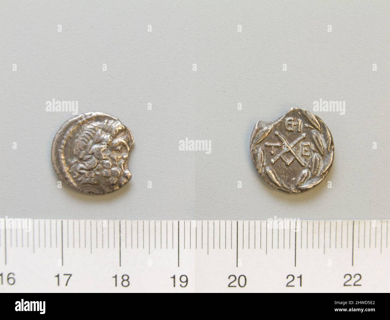 Coin from Tegea. Mint: Tegea Artist: Unknown Stock Photo - Alamy