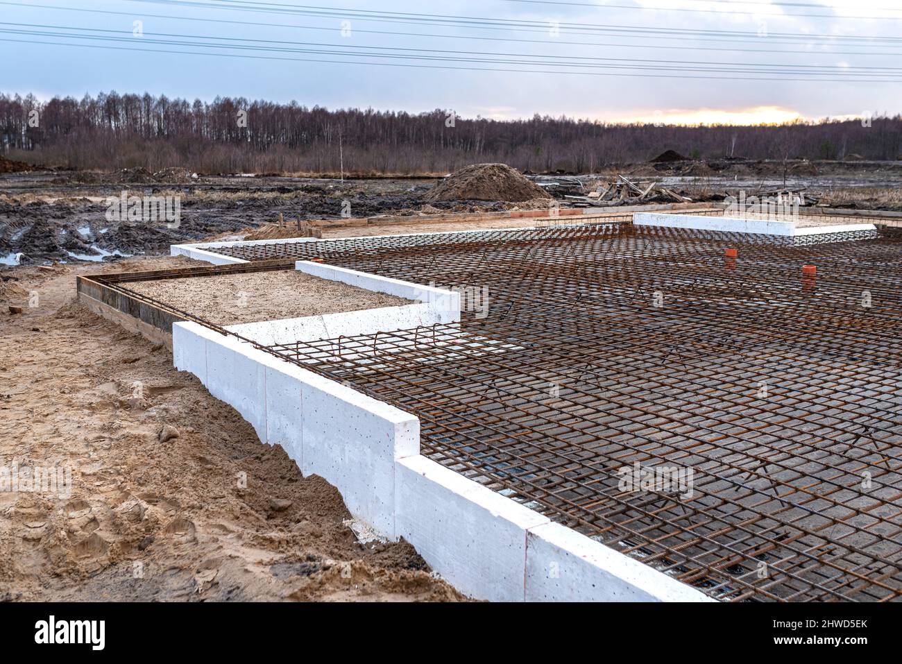 Concrete foundation slab hi-res stock photography and images - Alamy