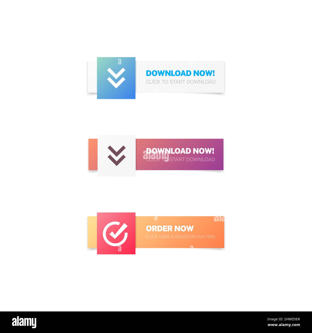 Download Now & Order Now Modern Web Buttons Stock Vector Image & Art ...