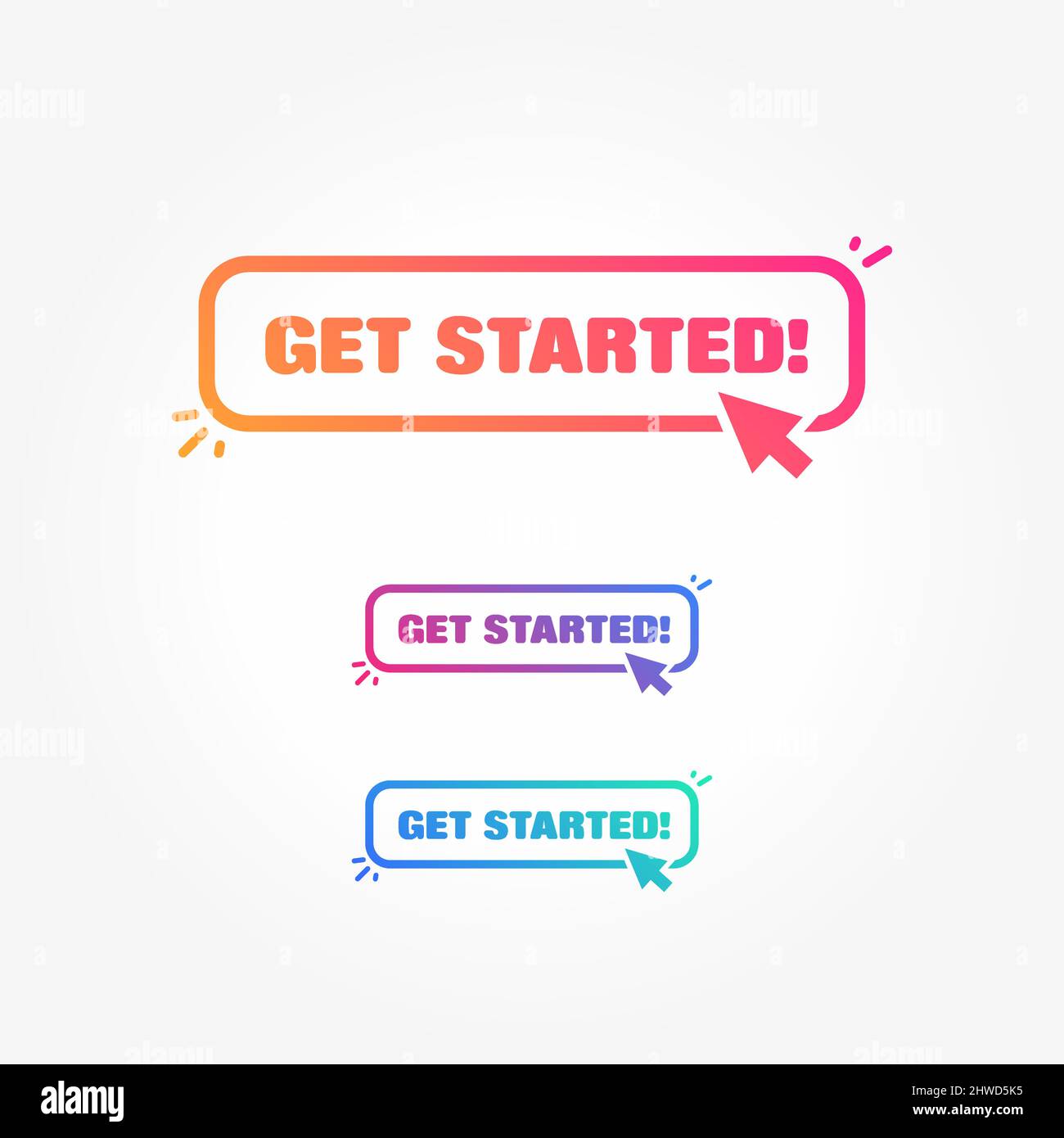 Let is get started Stock Vector Images - Alamy