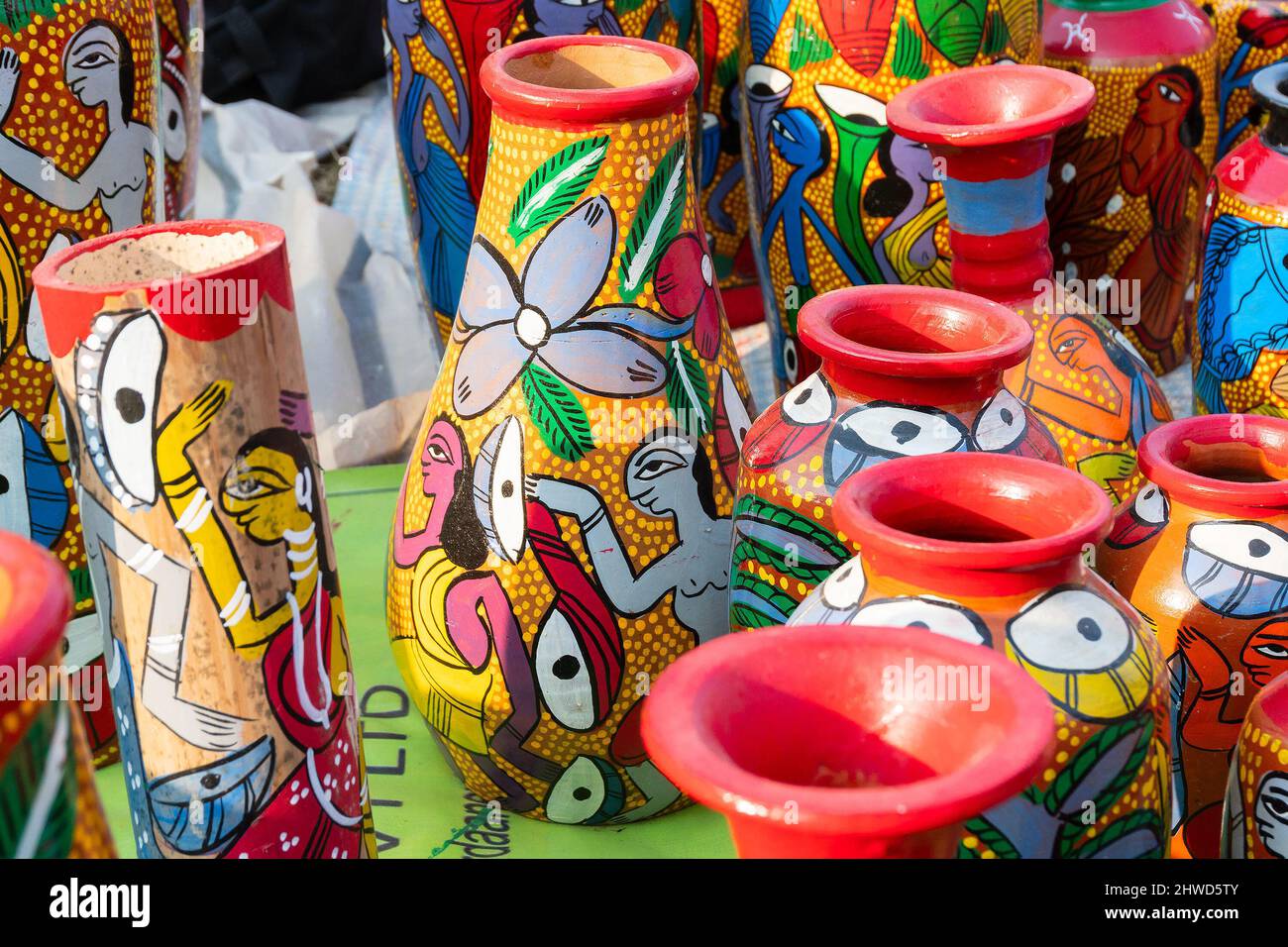 Kolkata, West Bengal, India - 31st December 2018 : Beautiful painted ...