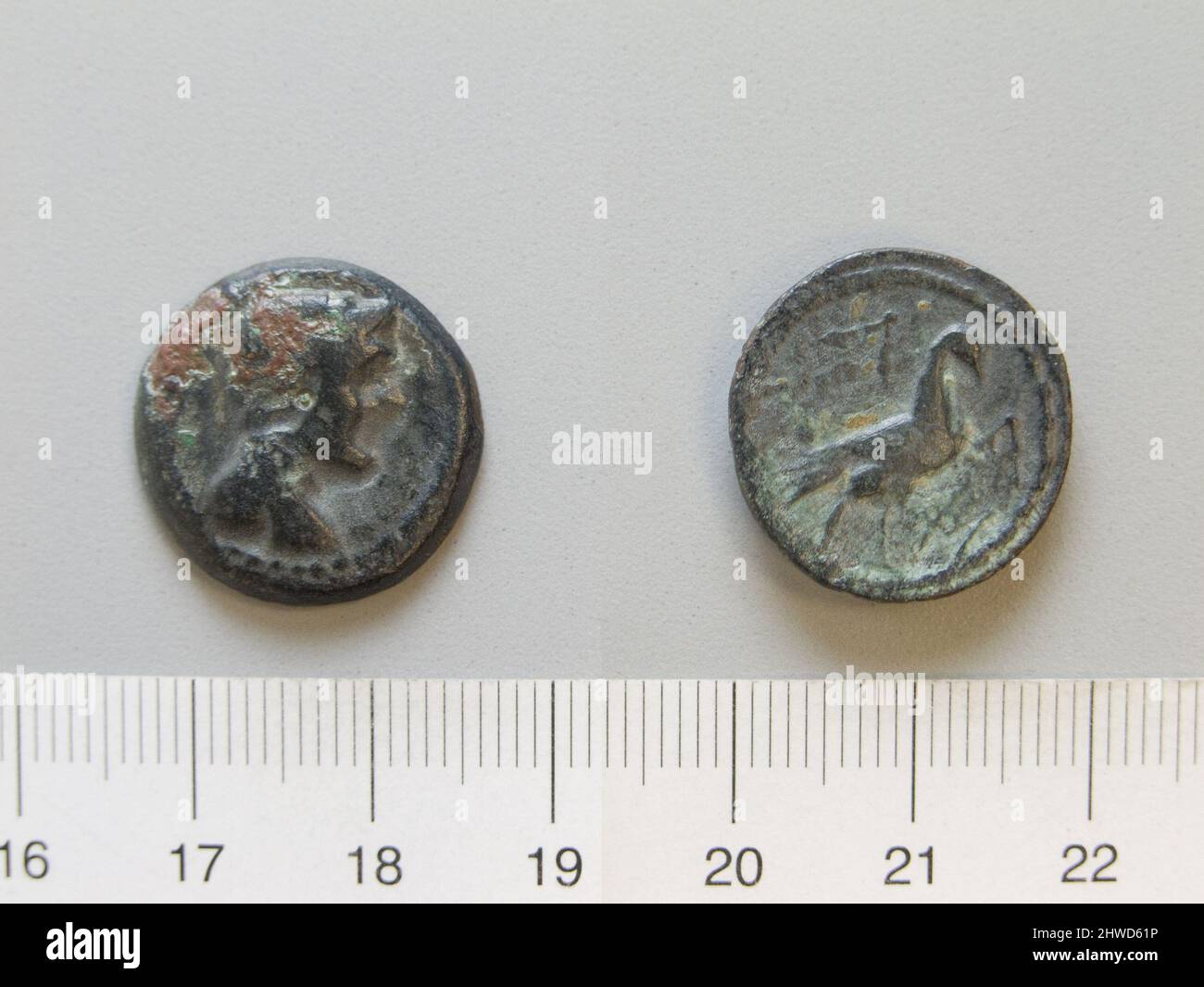 Coin of Augustus, Emperor of Rome from Lacedaemon. Ruler: Augustus ...