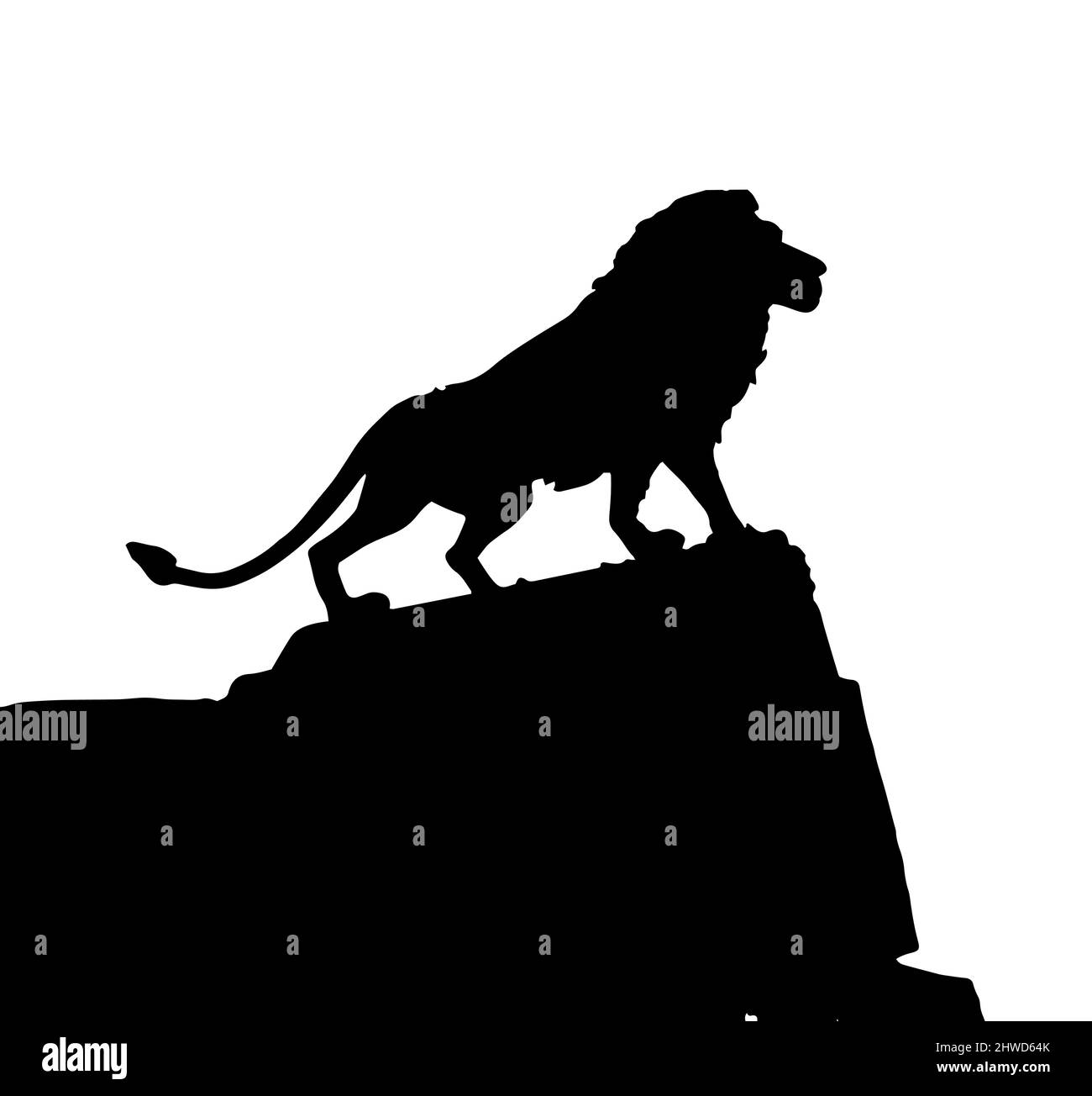 Cave of wild king Black and White Stock Photos & Images - Alamy