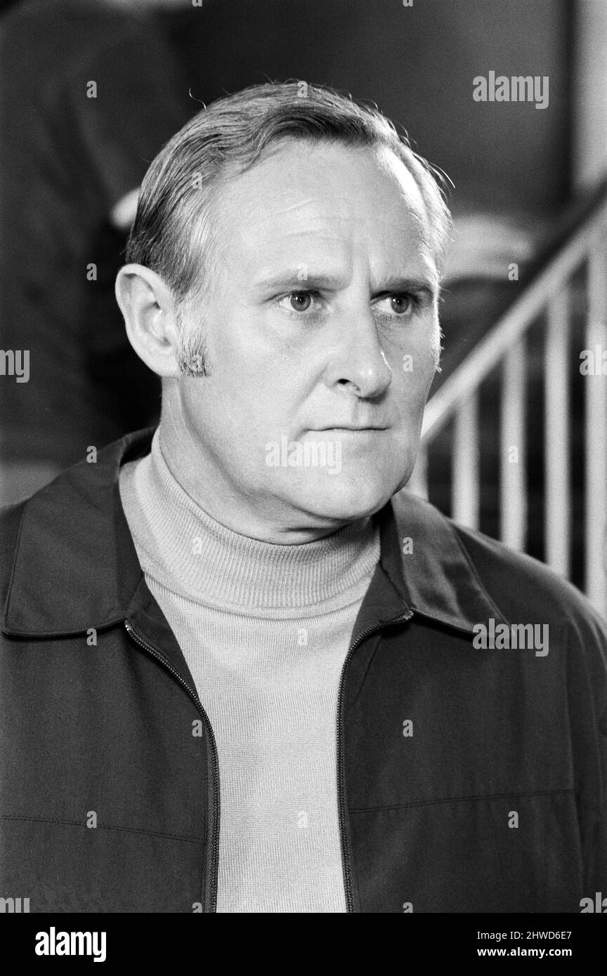 Actor Peter Vaughan. 28th August 1970 Stock Photo - Alamy