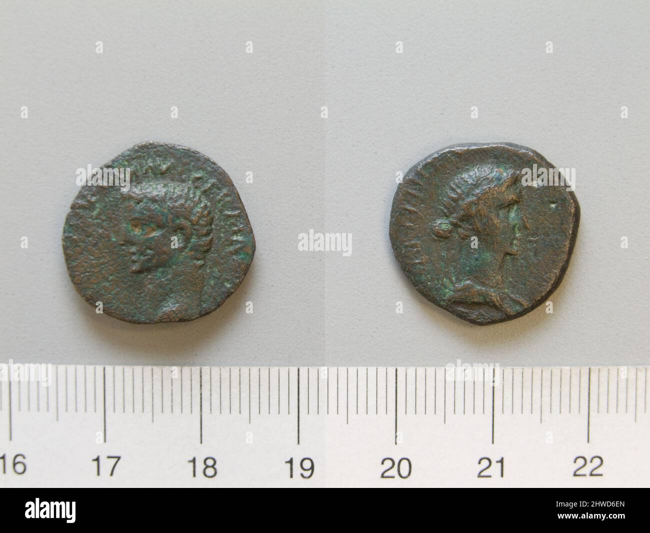 Coin of Claudius, Emperor of Rome from Cnossus. Ruler: Claudius ...