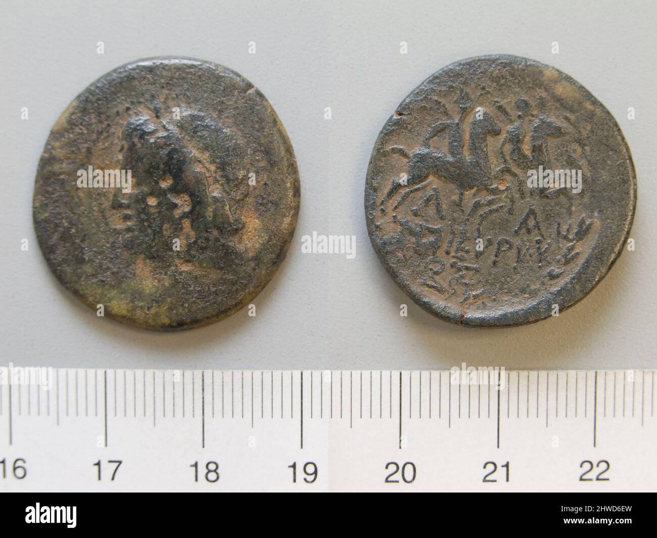 Coin of Augustus, Emperor of Rome from Lacedaemon. Ruler: Augustus ...