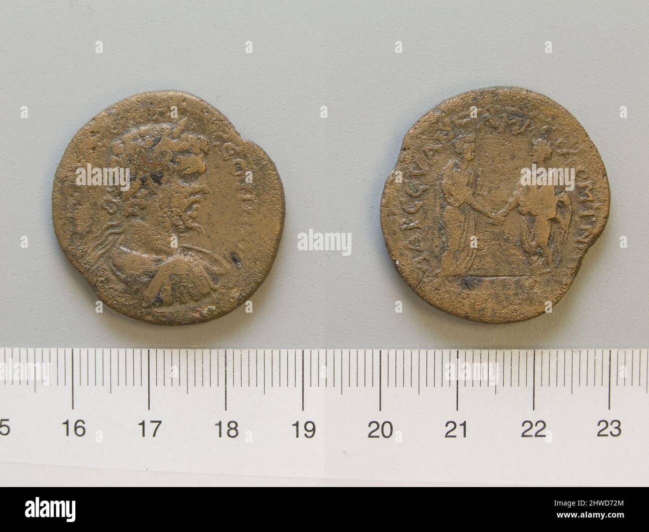 Coin of Septimius Severus, Emperor of Rome from Amaseia. Ruler ...