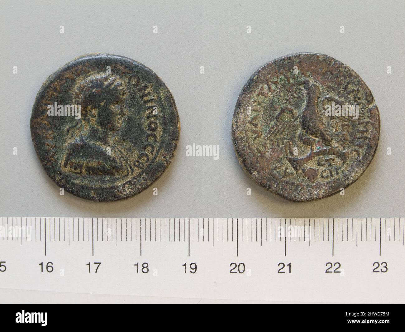 Coin of Caracalla, Roman Emperor from Amaseia. Ruler: Caracalla, Roman ...