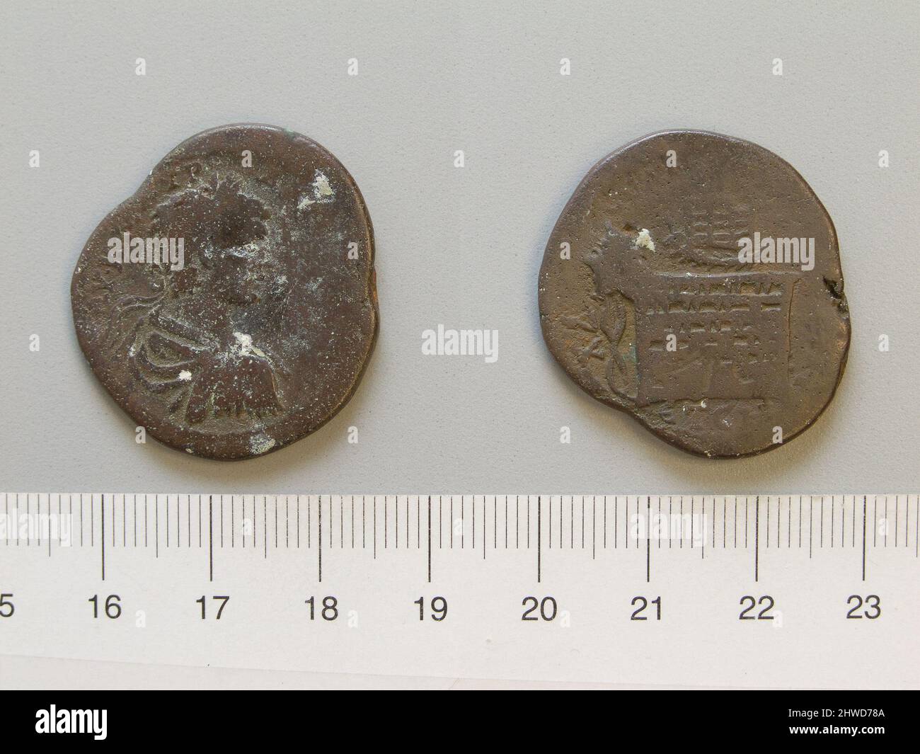 Dupondius of Caracalla, Roman Emperor from Amaseia. Ruler: Caracalla ...