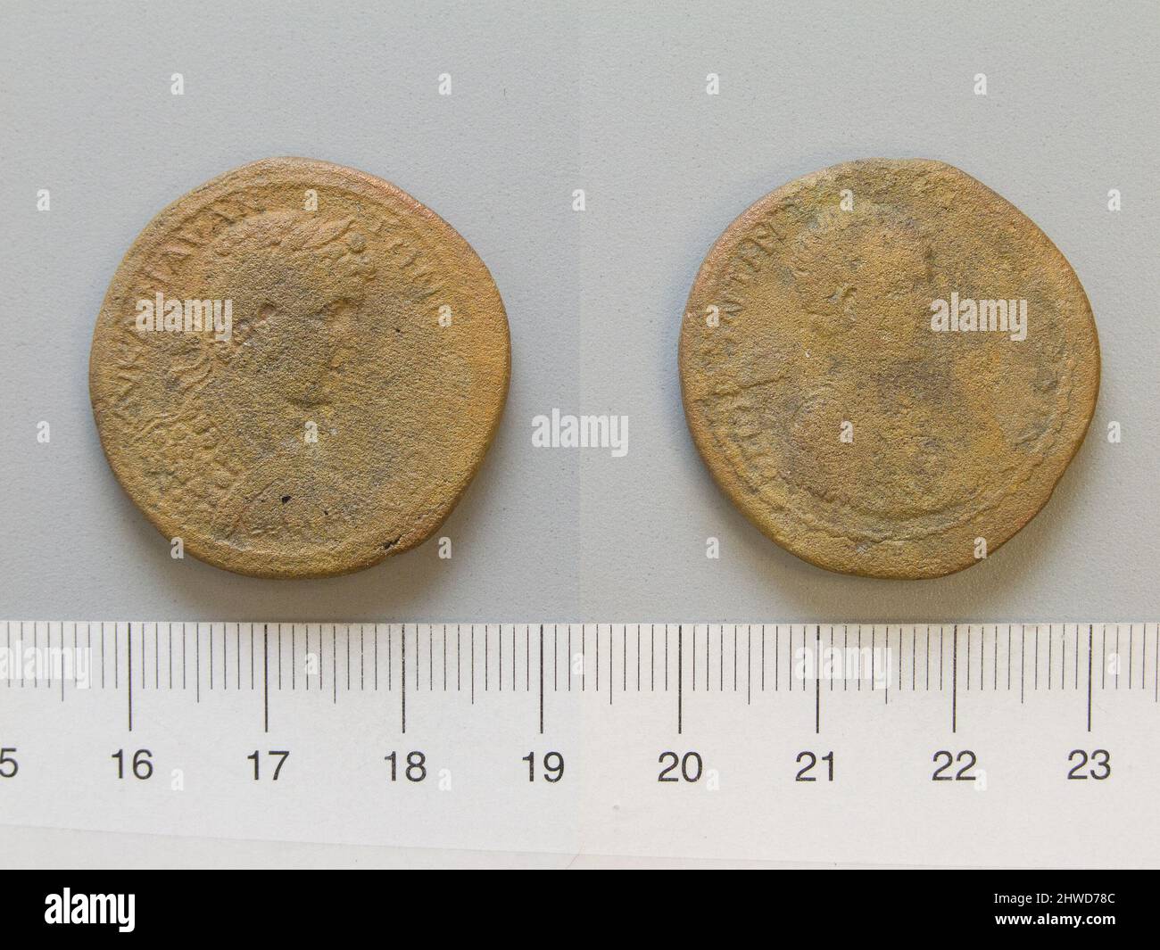 Dupondius of Caracalla, Roman Emperor from Amaseia. Ruler: Caracalla ...