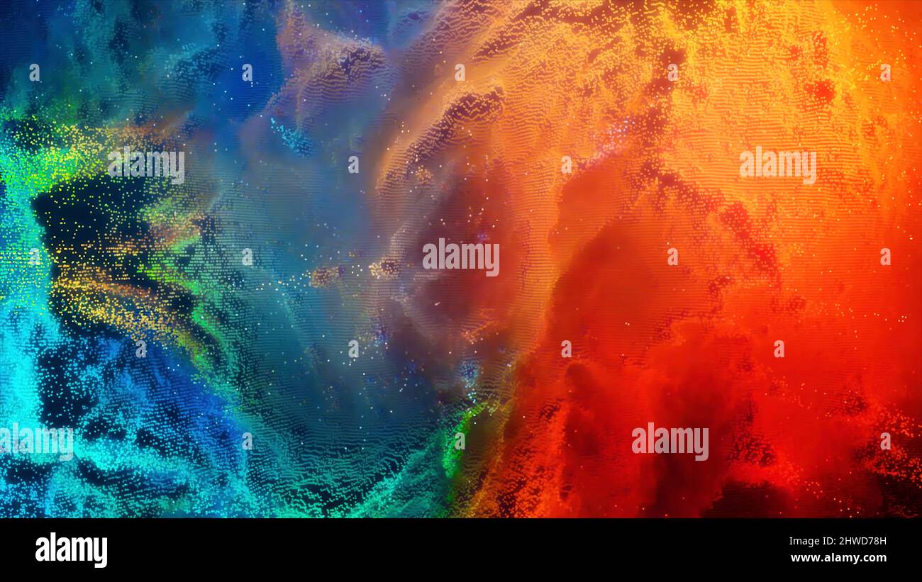 Abstract background 8-bit. 8 bit galaxy in outer space Stock Photo - Alamy