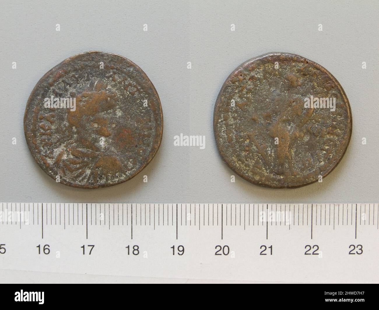 Coin of Severus Alexander, Emperor of Rome from Amasia. Ruler: Severus ...