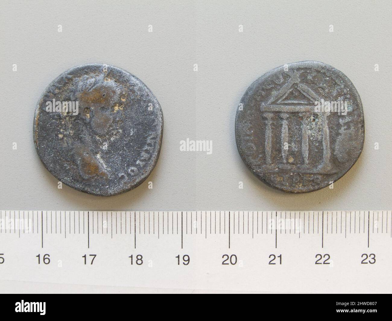 Coin of Caracalla, Roman Emperor from Neocaesareia. Ruler: Caracalla ...