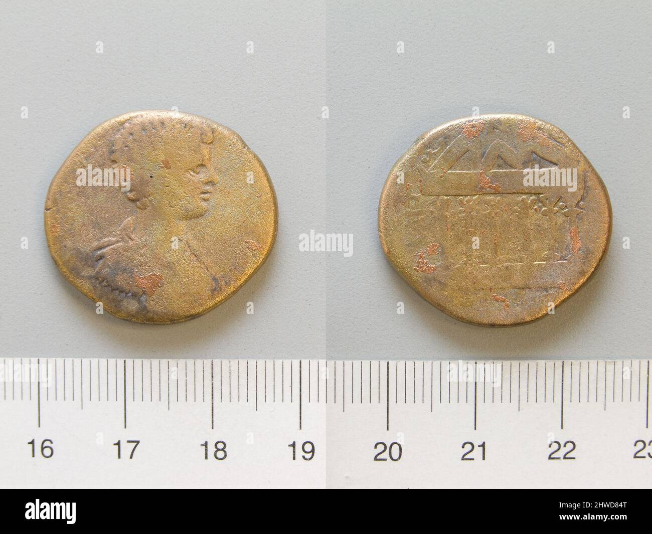 Coin of Geta Lucius Septimius, Emperor of Rome from Zela. Ruler: Geta ...