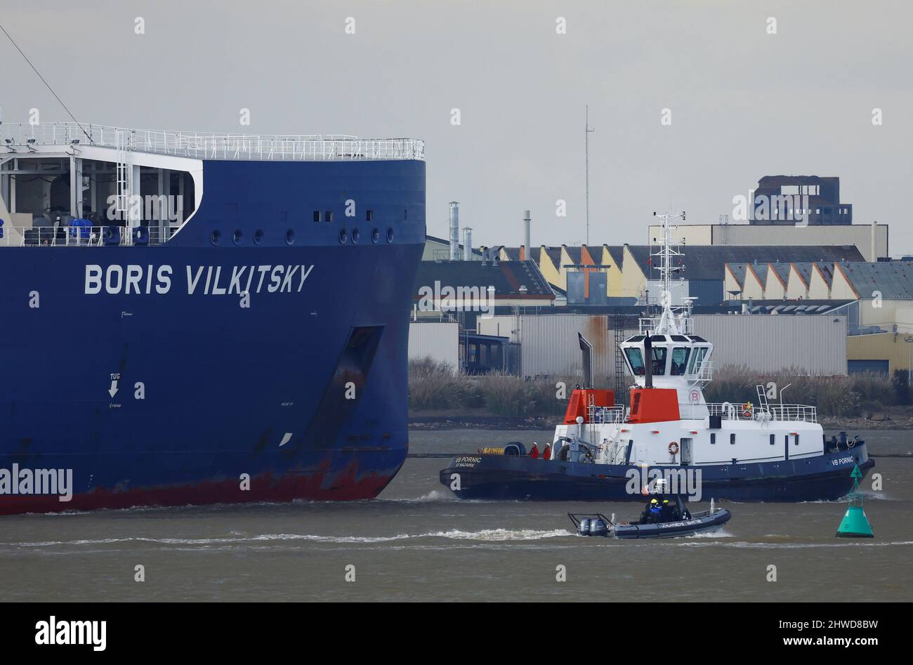 Vilkitsky arrives hi-res stock photography and images - Alamy