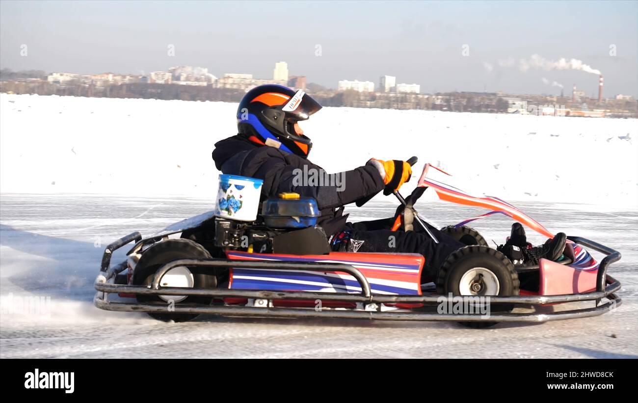 Winter go karting hi-res stock photography and images - Alamy