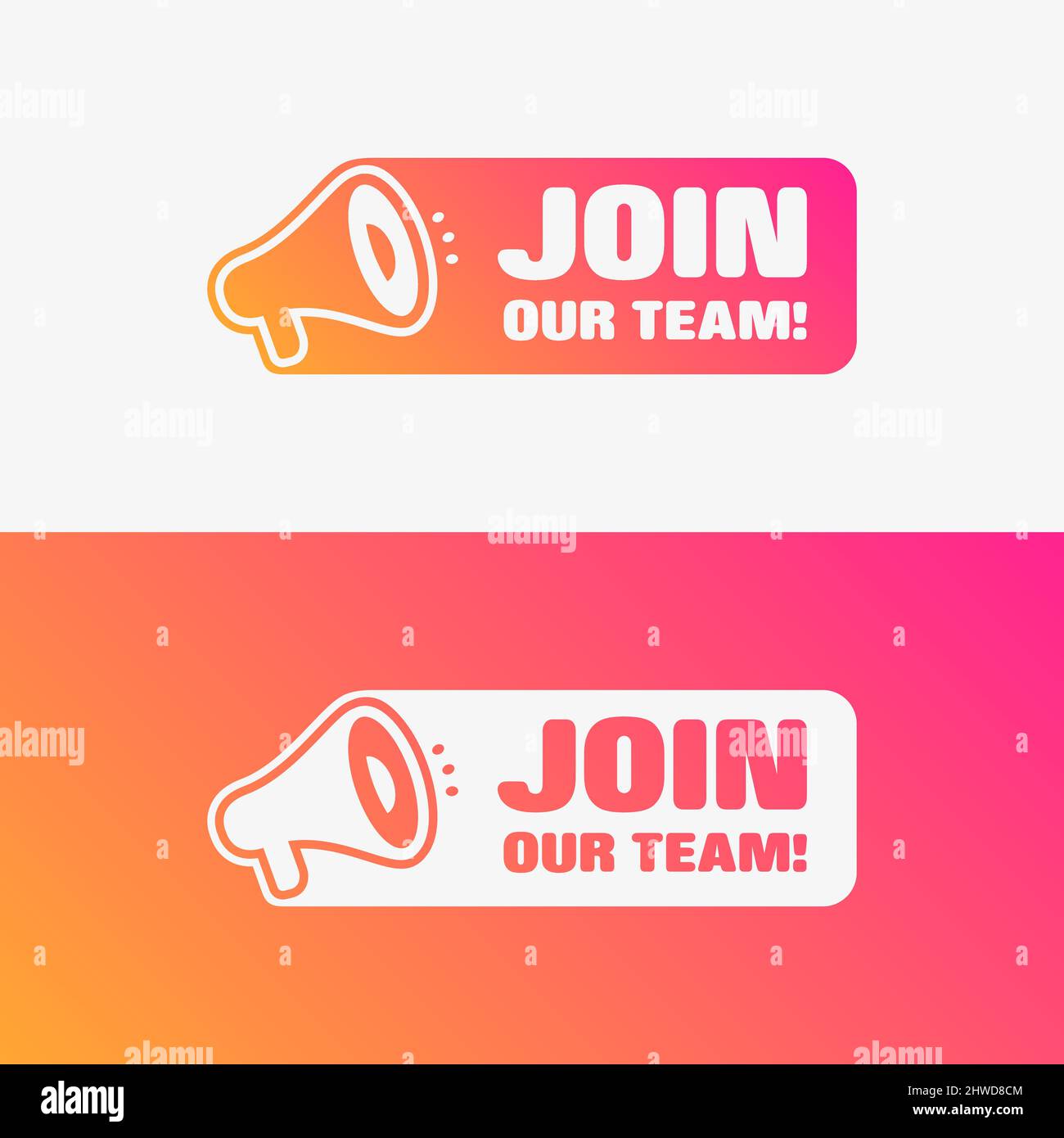Join Our Team Vector Label Set Stock Vector Image & Art - Alamy