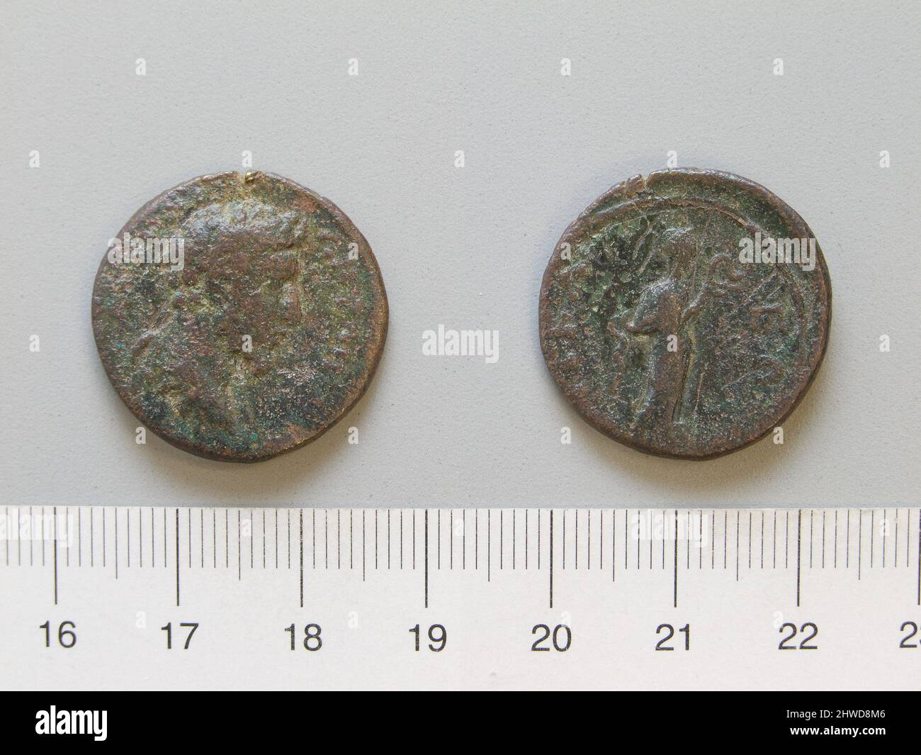 Coin of Marcus Aurelius, Emperor of Rome from Nicaea. Ruler: Marcus ...