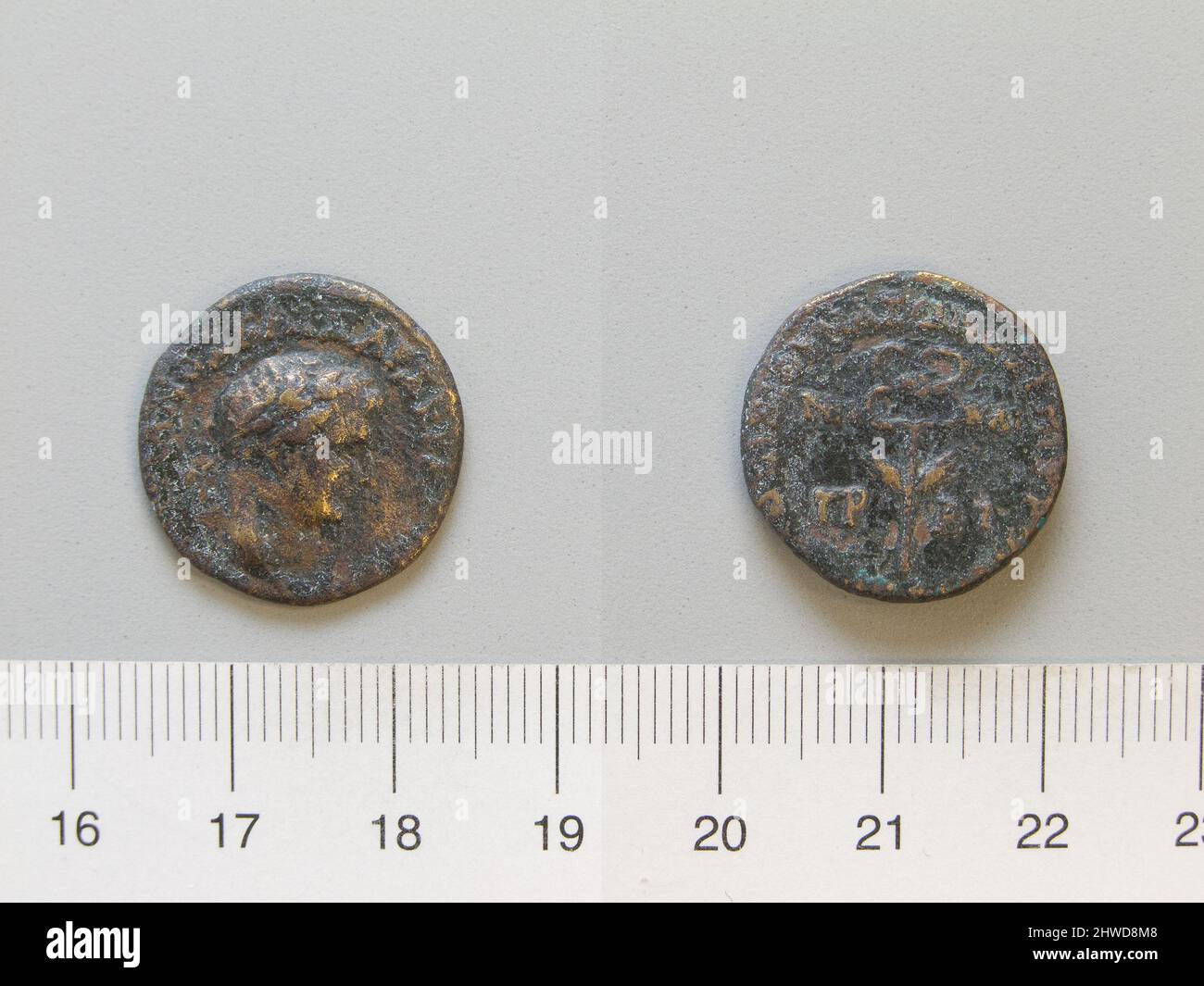 Coin of Domitian, Emperor of Rome from Nicaea. Ruler: Domitian, Emperor ...