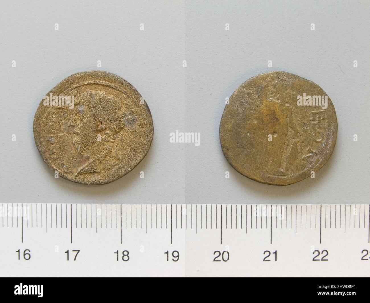 Coin of Marcus Aurelius, Emperor of Rome from Nicaea. Ruler: Marcus ...