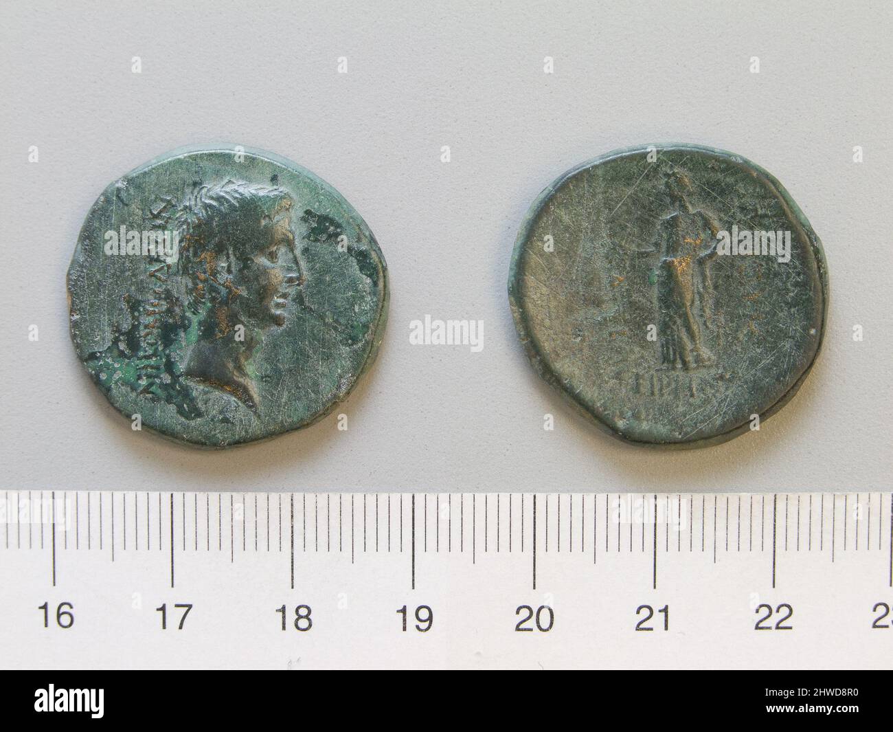 Coin of Augustus, Emperor of Rome from Nicomedia. Magistrate: Thorius ...