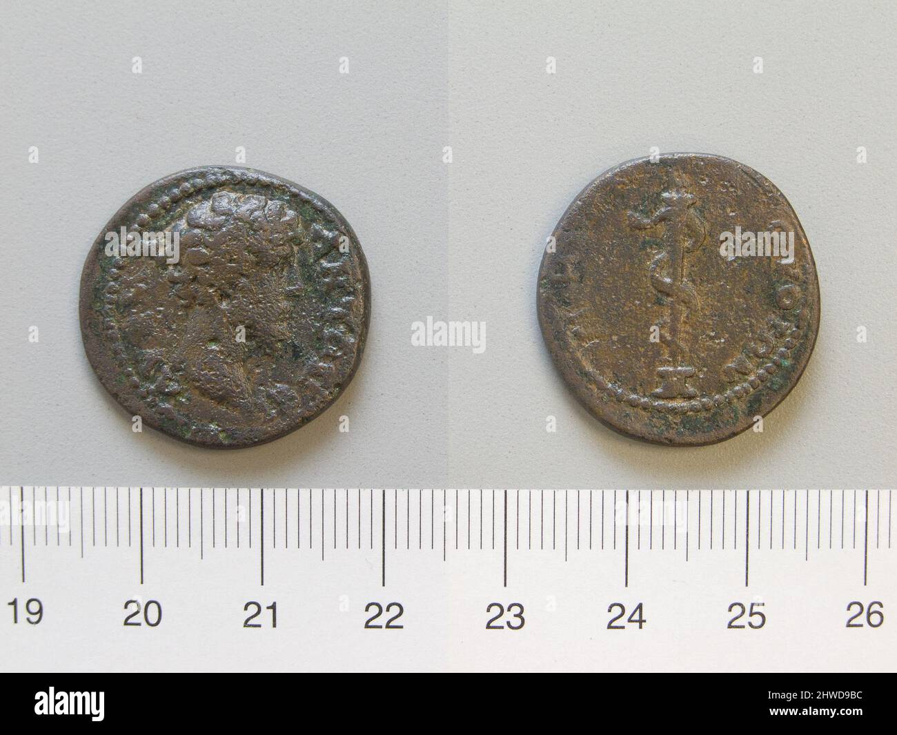 Coin of Marcus Aurelius, Emperor of Rome from Cyzicus. Ruler: Marcus ...