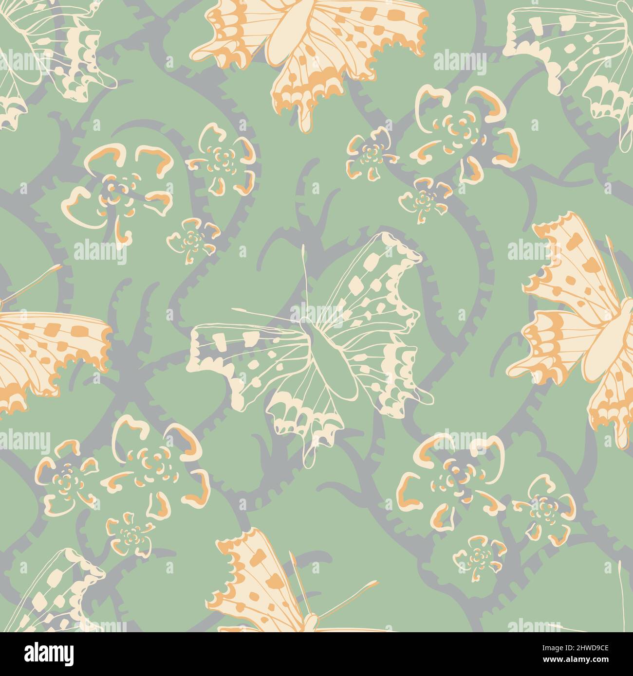 Comma butterfly uk Stock Vector Images - Alamy