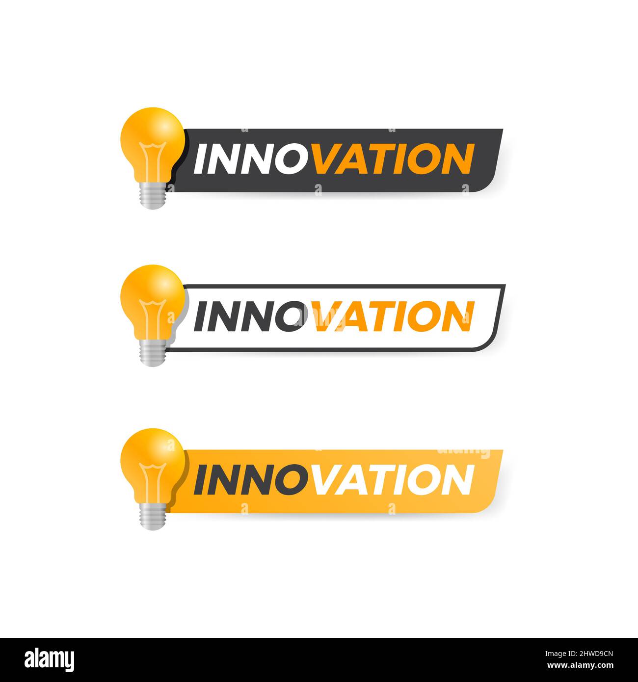 Innovation Vector Label Set Stock Vector Image & Art - Alamy