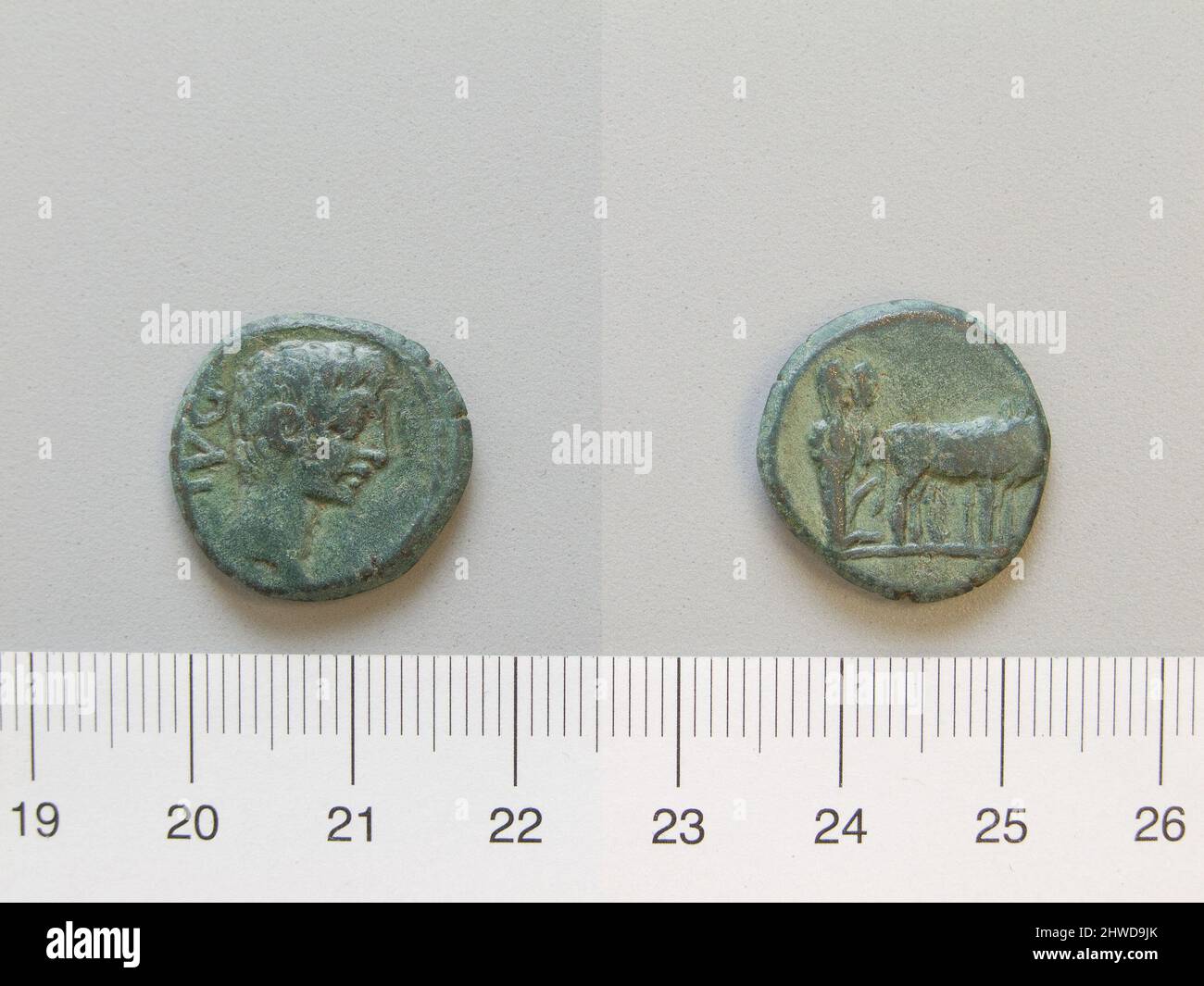 Coin of Augustus, Emperor of Rome from Parium. Ruler: Augustus, Emperor of Rome, 63 B.C.–A.D. 14 ...