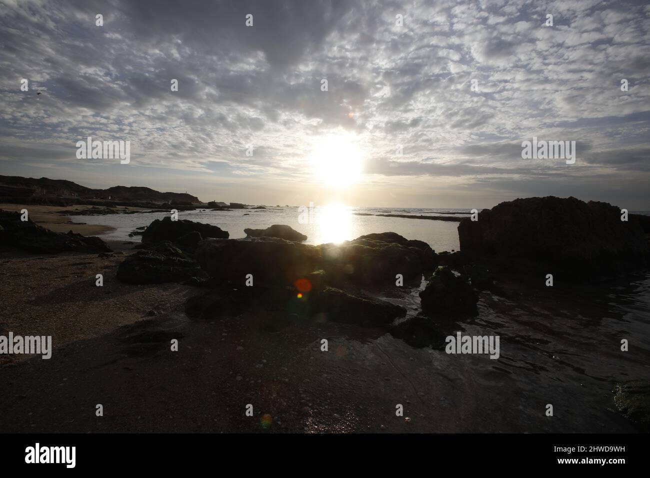 low waves on the shore of a beach High quality Stock Photo - Alamy