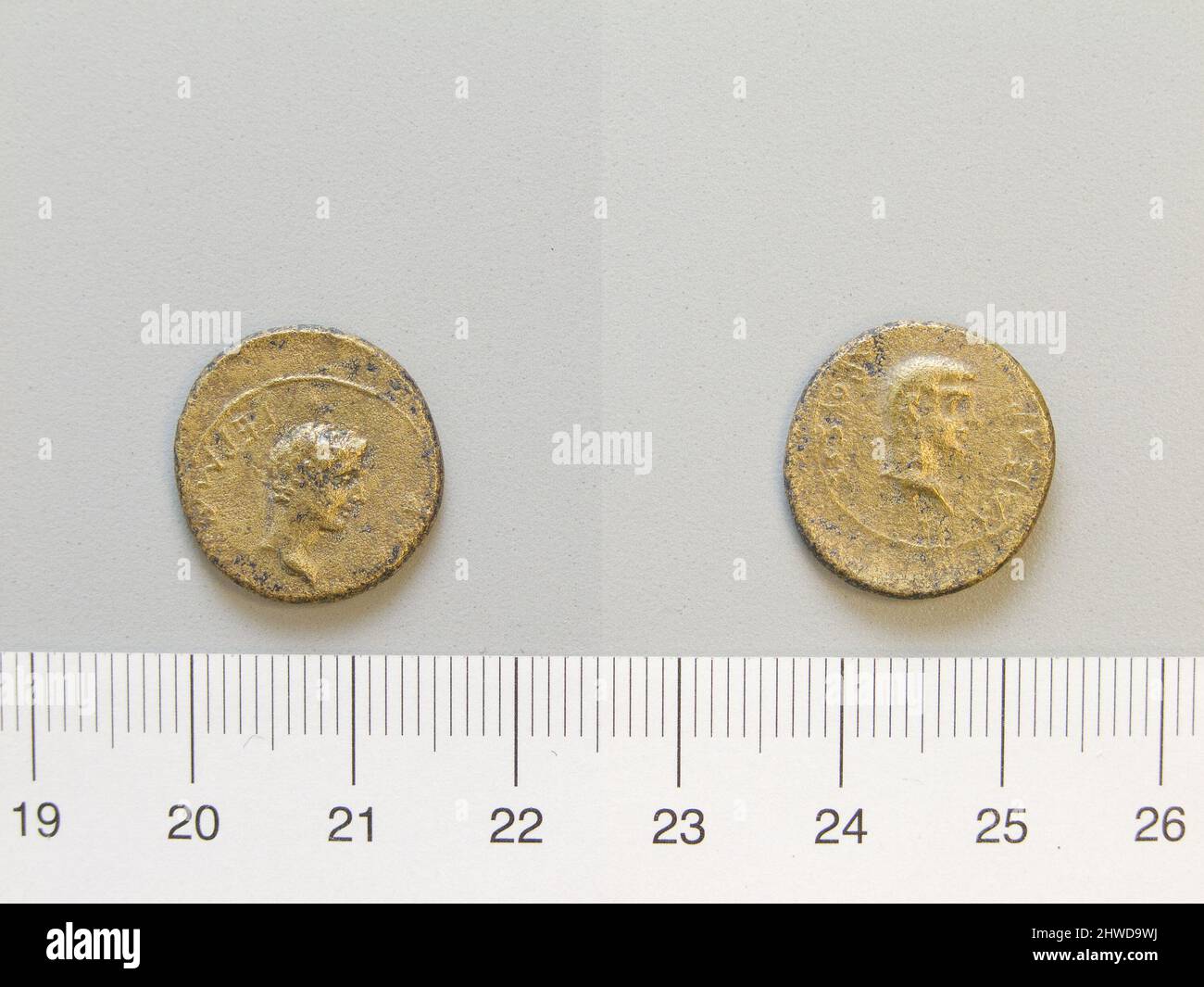 Coin from Pergamum. Honorand: Germanicus Julius Caesar, 15 B.C.–A.D ...