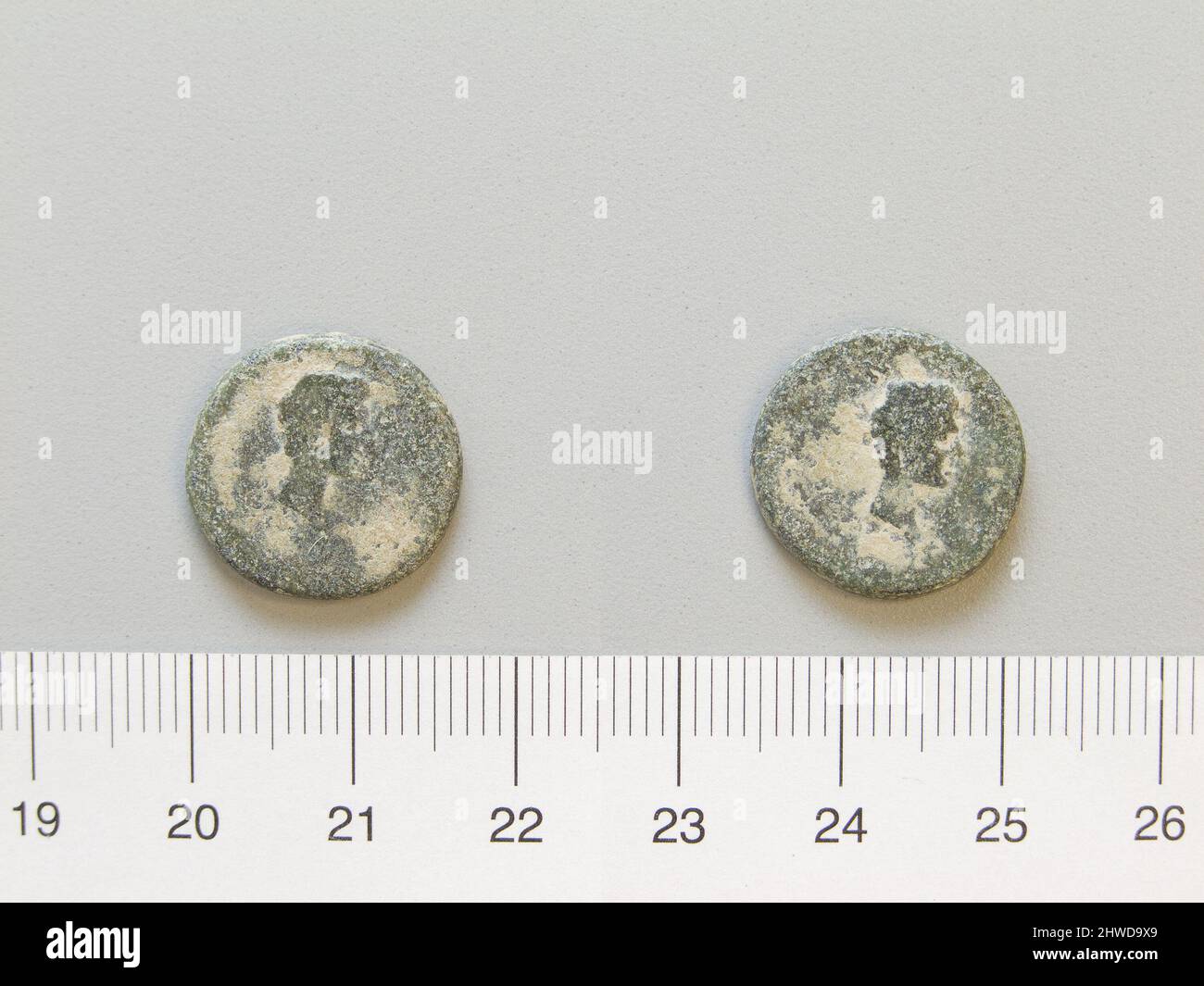 Coin from Pergamum. Honorand: Germanicus Julius Caesar, 15 B.C.–A.D ...