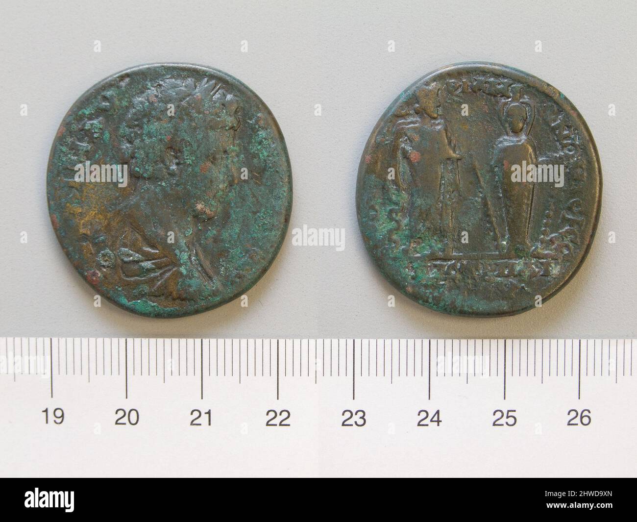 Coin of Commodus, Emperor of Rome from Pergamum. Ruler: Commodus ...