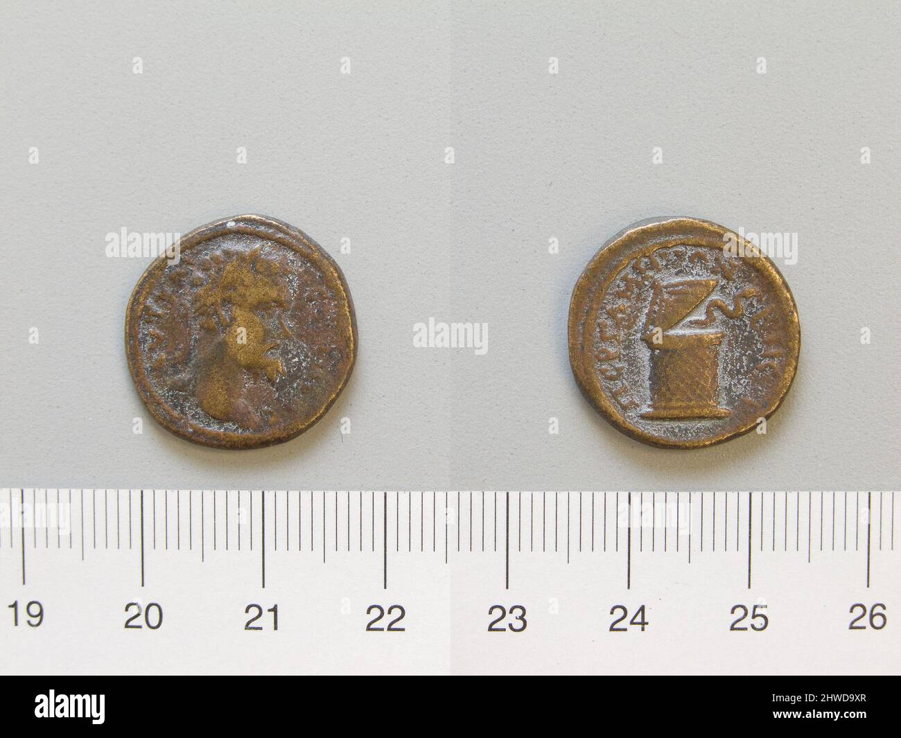 Coin of Septimius Severus, Emperor of Rome from Pergamum. Ruler ...