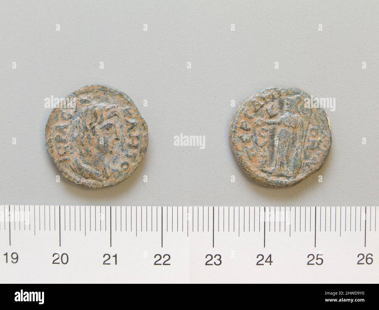 Coin of Gallienus, Emperor of Rome from Pergamum. Ruler: Gallienus ...