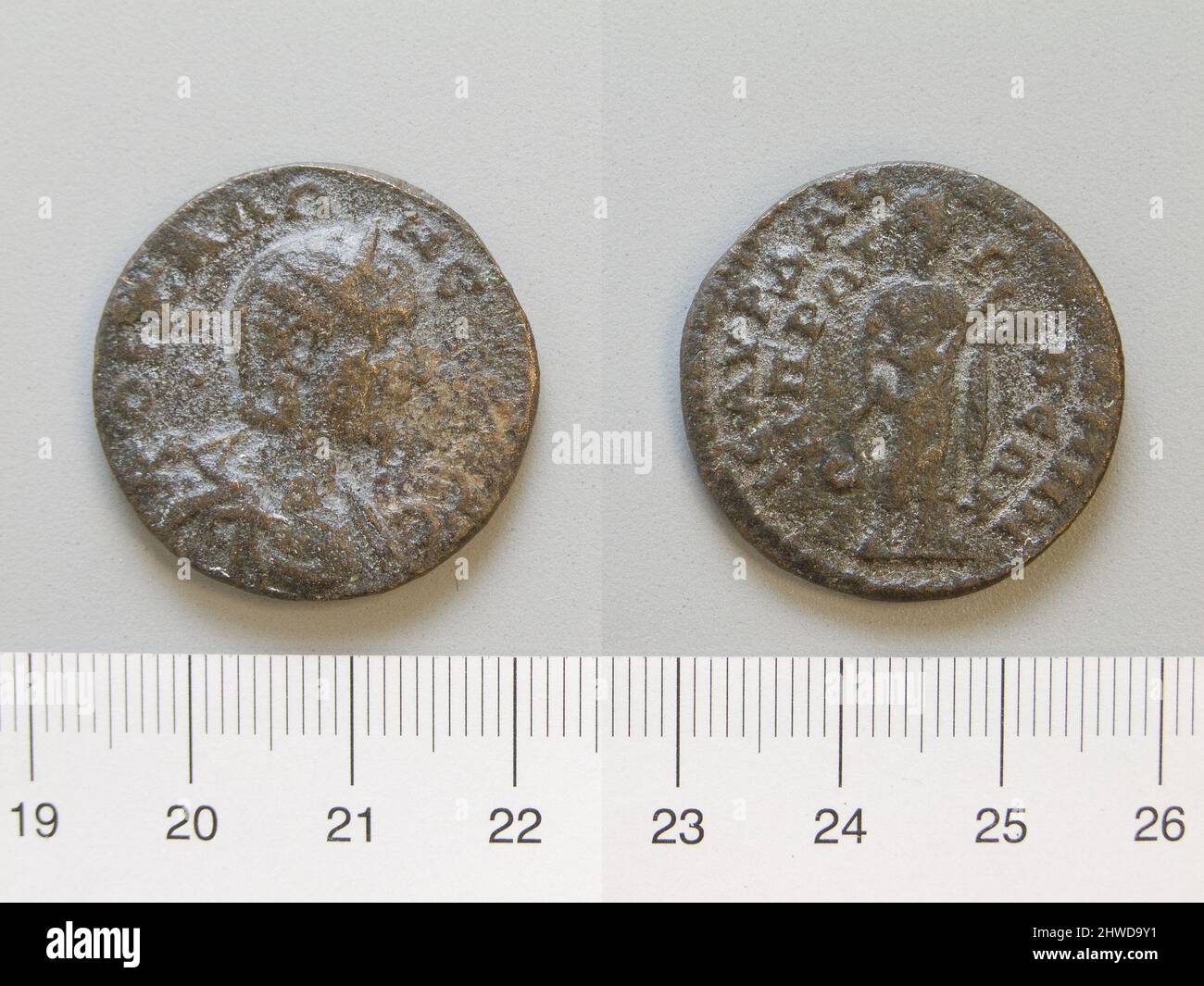 Coin of Gallienus, Emperor of Rome from Pergamum. Ruler: Gallienus ...