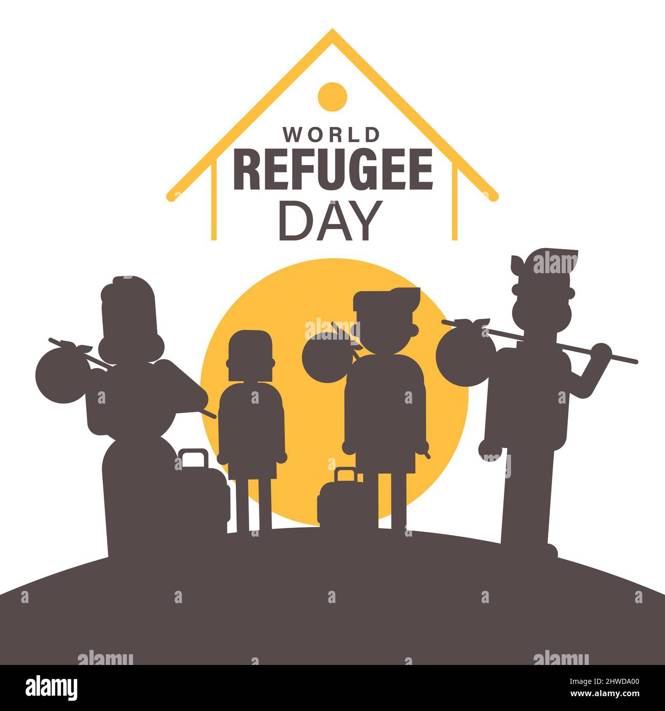 Child refugee crisis Stock Vector Images - Alamy