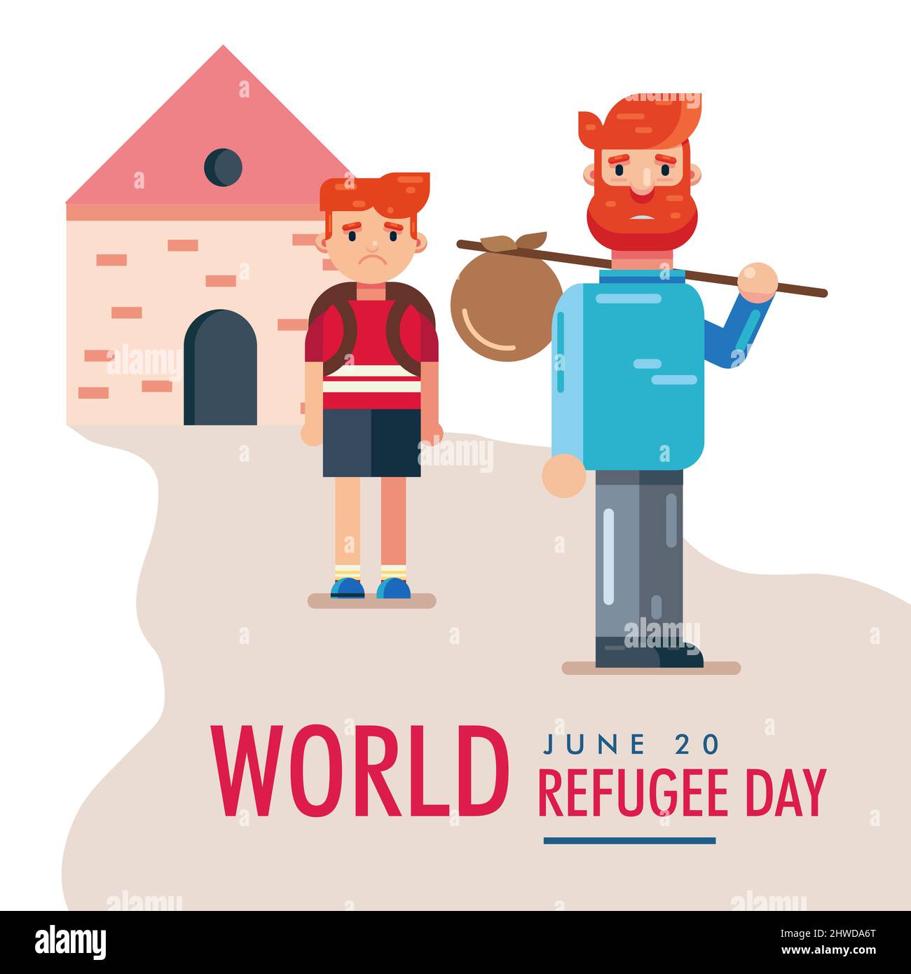 Leaving camp Stock Vector Images - Alamy