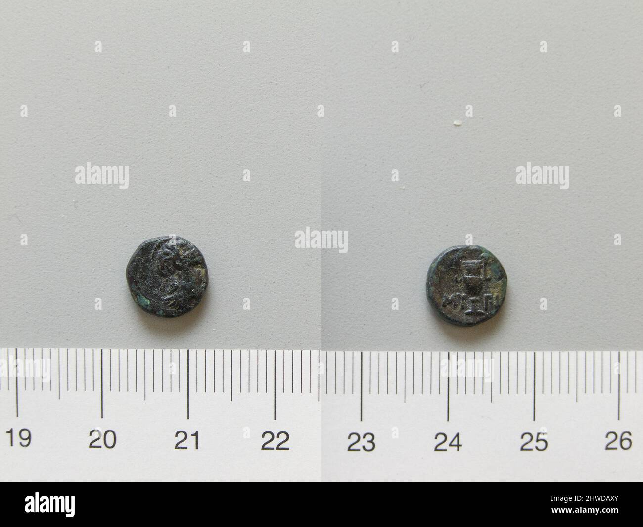 Coin from Myrina. Mint: Myrina Artist: Unknown Stock Photo - Alamy