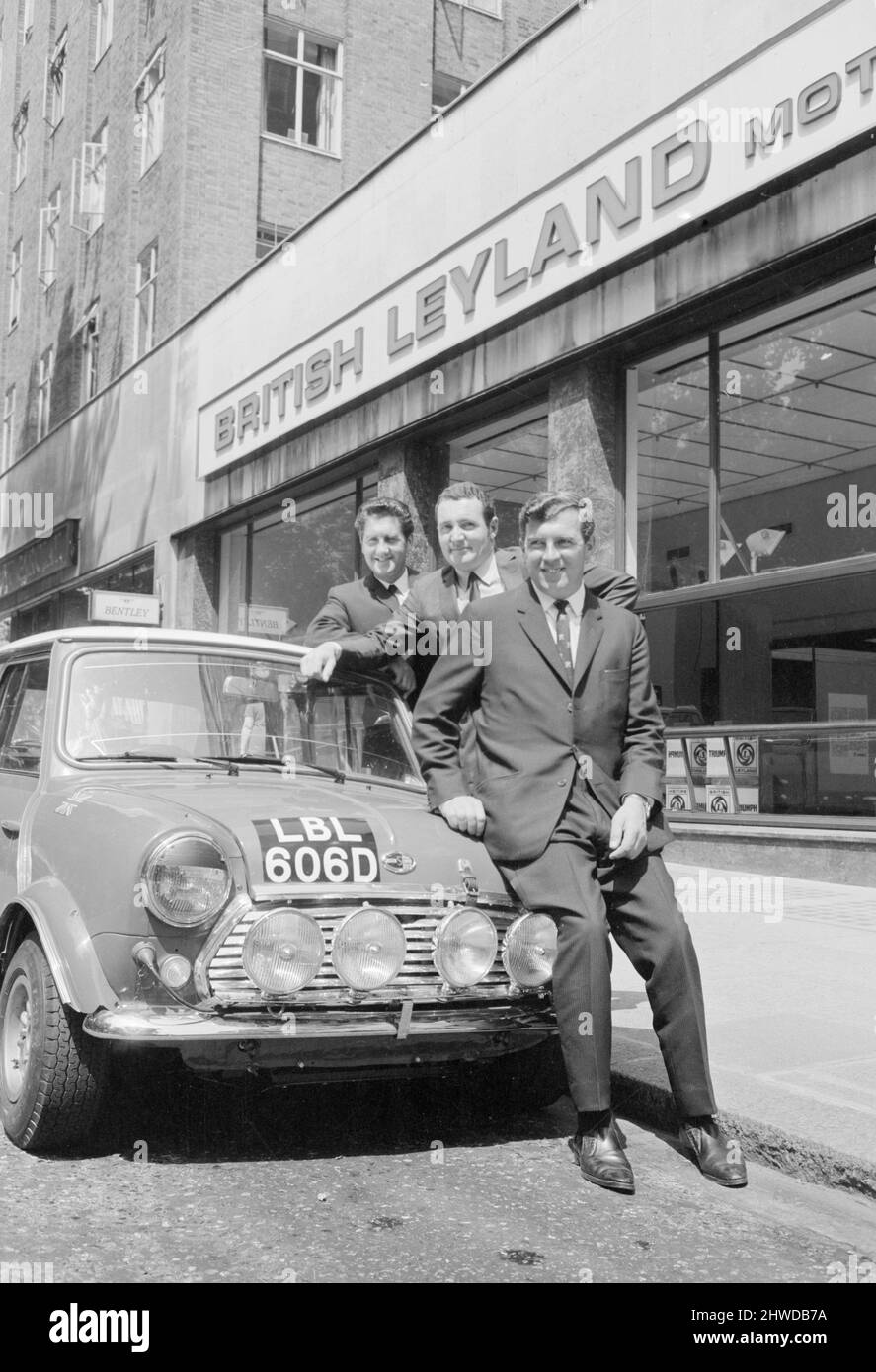 British Leyland unveil the rally team they are entering for the Daily ...