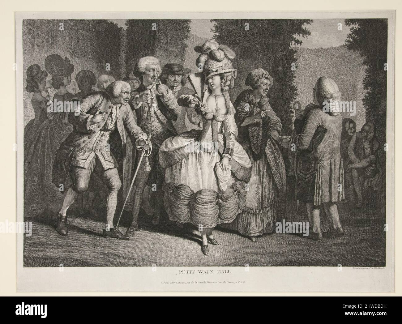 Petit Waux-Hall. Artist: Pierre Alexandre Wille, French, 1748–1821 ...