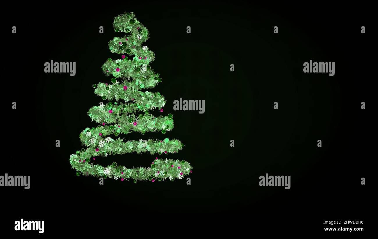 Christmas background. Blue. Animation. With space for your text ...