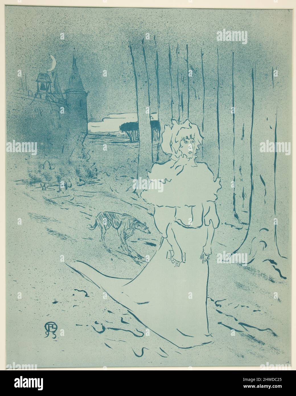 La châtelaine ou le tocsin (The Manor Lady or the Omen). Artist: Henri ...