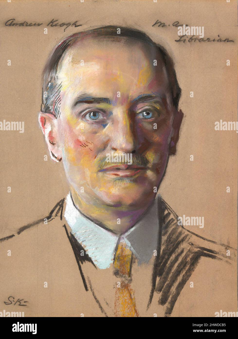 Andrew Keogh, M.A. 1904, Librarian 1916-. Artist: William Sergeant ...
