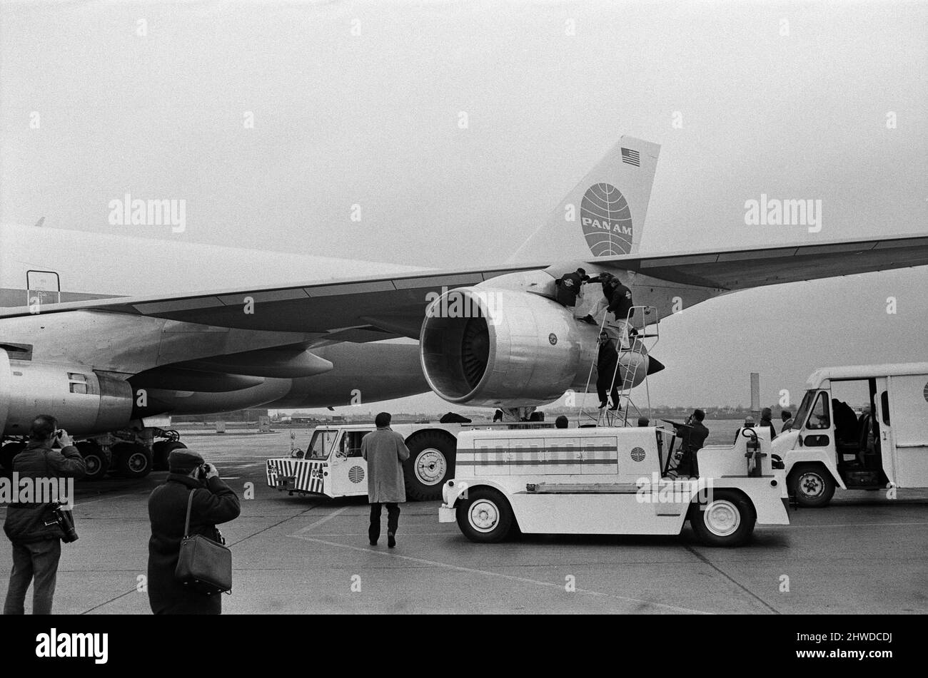 The 361 passenger Boeing 747 arrives at Heathrow Airport. The first ...
