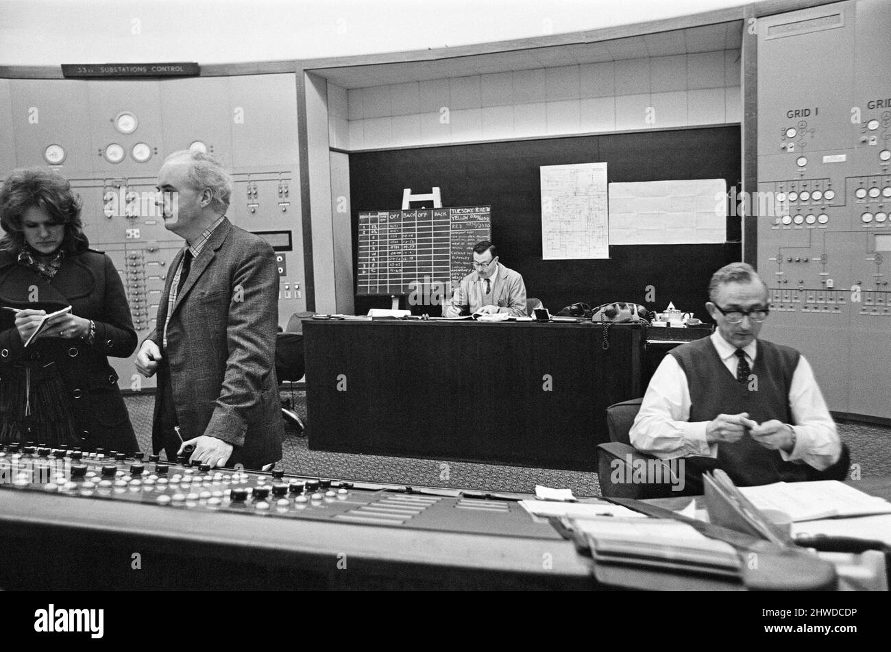 Manchester and Area electricity control room where all the power cut ...