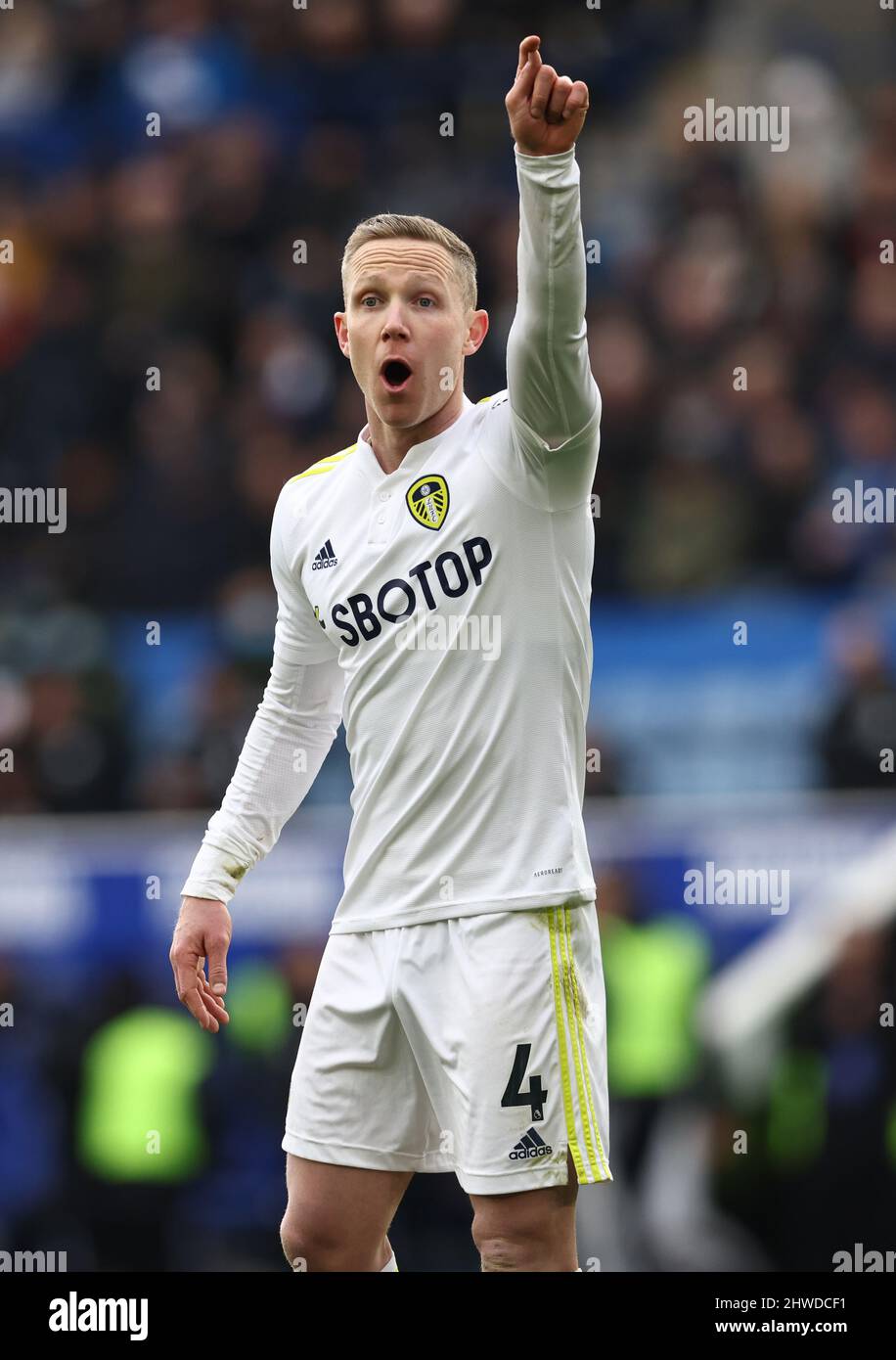 Leicester, England, 5th March 2022. Adam Forshaw of Leeds United during ...