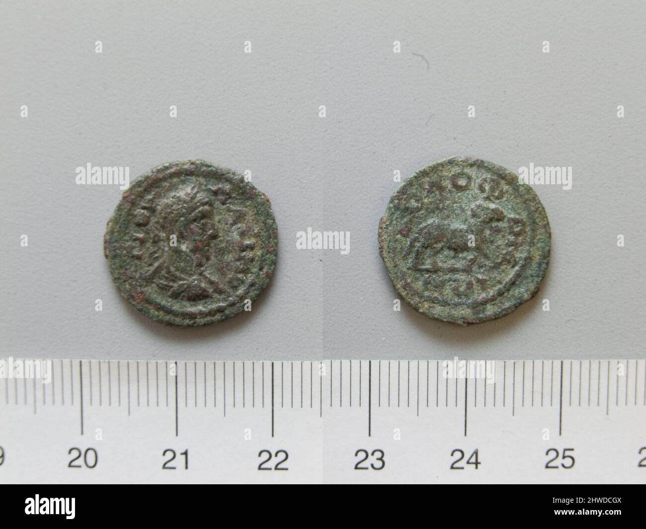 Coin of Maximinus I, Emperor of Rome from Colophon. Ruler: Maximinus I ...